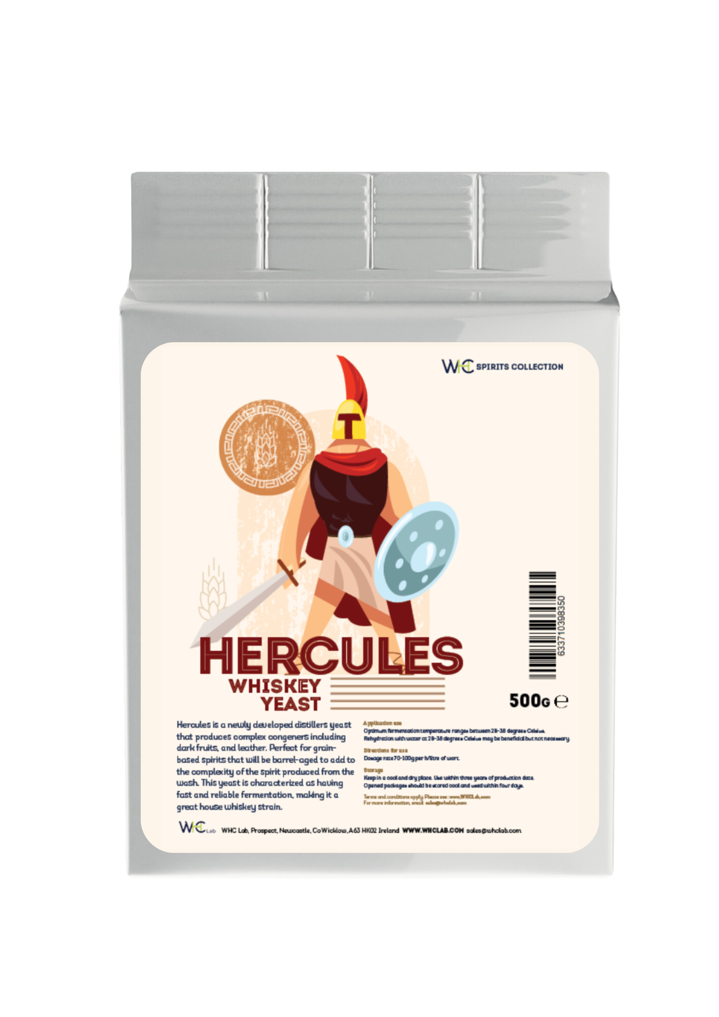 Hercules: Dry Thermotolerant Whiskey Yeast – WHC LAB US